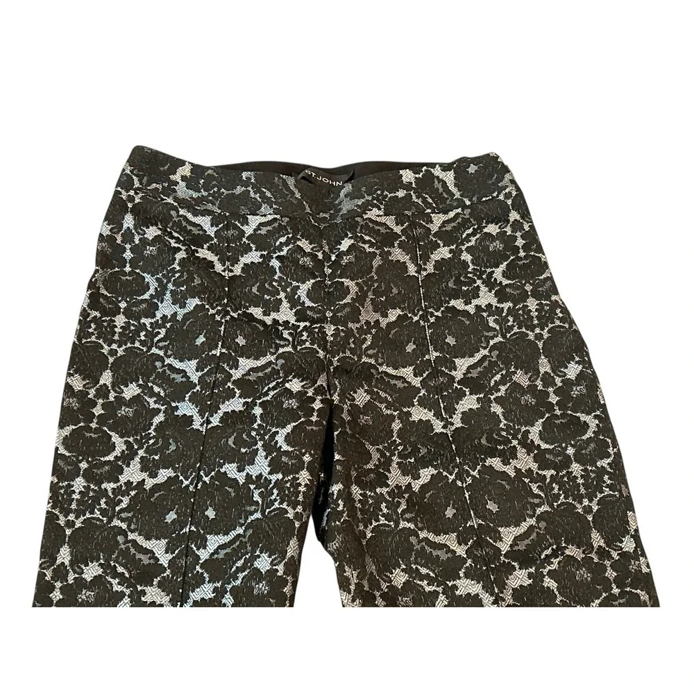 St. John | Pants & Jumpsuits | St John Emma Crop 2 Black Blue Label ...